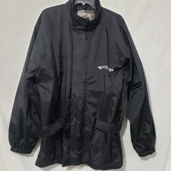 Teknic | Jackets & Coats | Teknic Engeneered To Win Black Rain Zip ...
